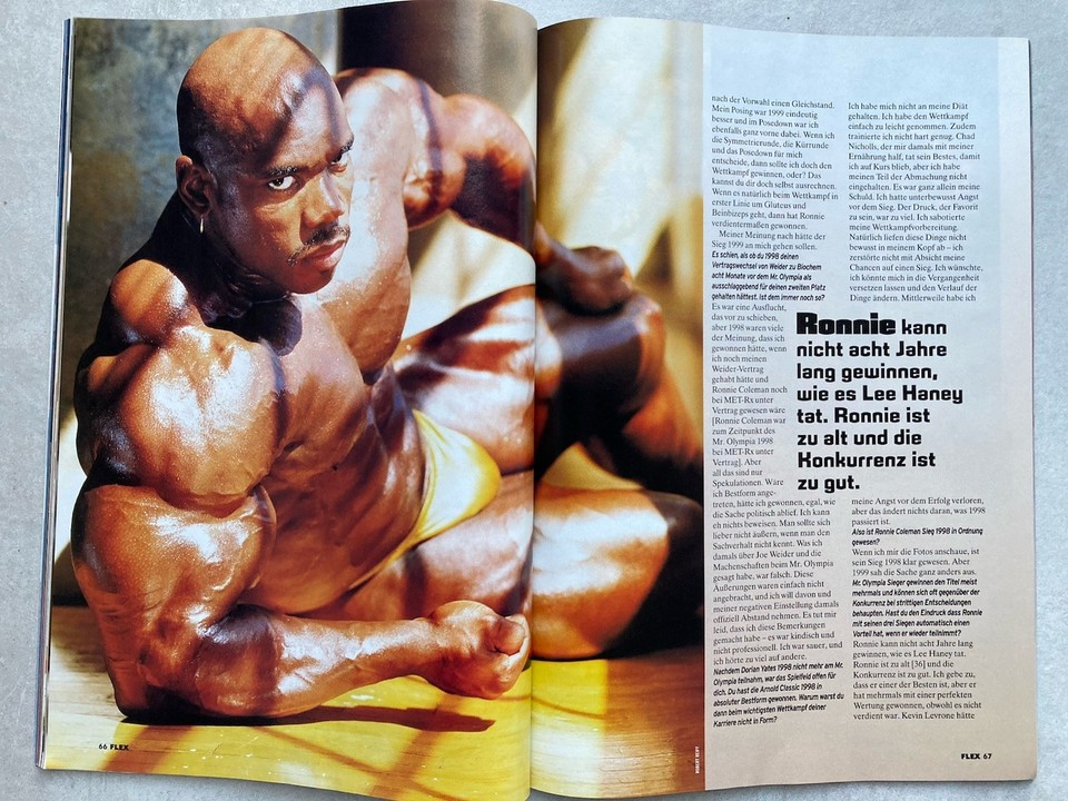 Flex,Juni 2001,Zeitschrift,Muscle&Fitness,Magazin,Heft,Gym,Rühl | eBay