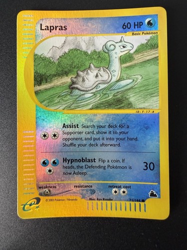 Lapras 71/144 Reverse Holo Pokemon Card Skyridge - Near Mint | eBay