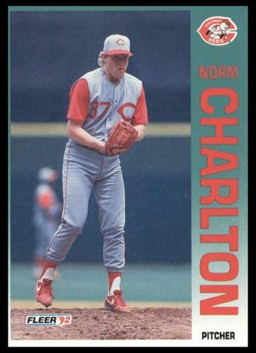 1992 Fleer #402 Norm Charlton Cincinnati Reds Baseball Card | eBay