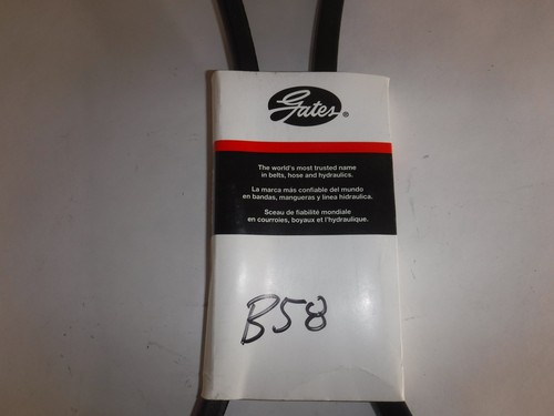Gates B58 Hi-Power II Belt, B Section, B58 Size, 21/32" Width, 13/32 ...