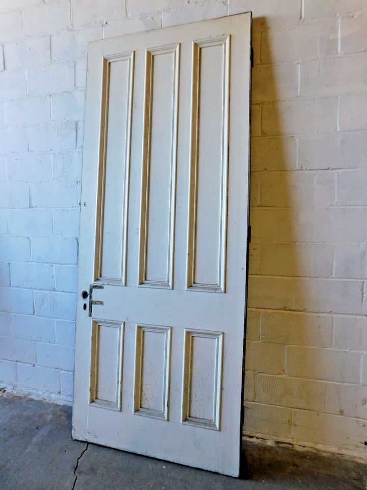 1860's Antique ENTRY DOOR Large and Rare ITALIANATE Style Raised Panel ...