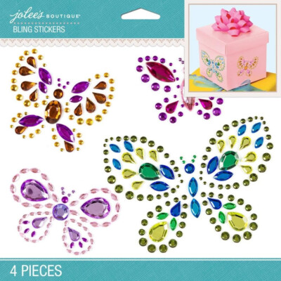 Jolee's Boutique Dimensional Stickers ~ Butterflies Bling | eBay
