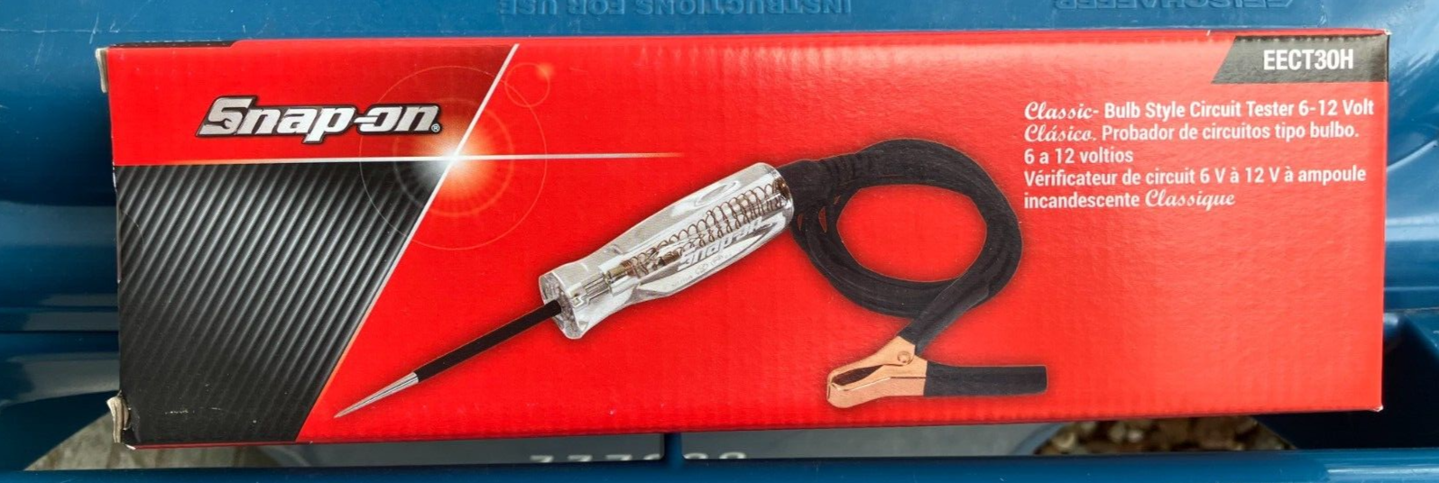 Snap on 6 - 12 Volt Classic Style Bulb Circuit Tester EECT30H for sale ...