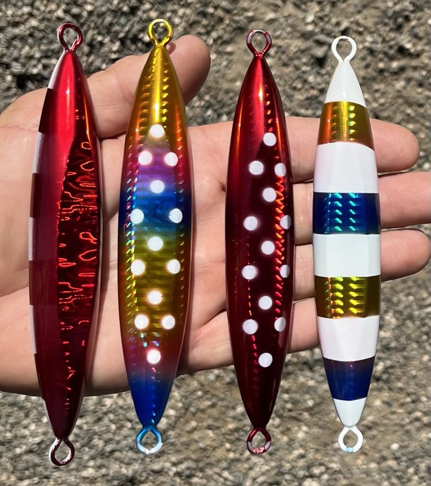 Lot 400g BLUEFIN TUNA KNIFE JIGS - Eddie Bomb Glow Heavy But Not ...