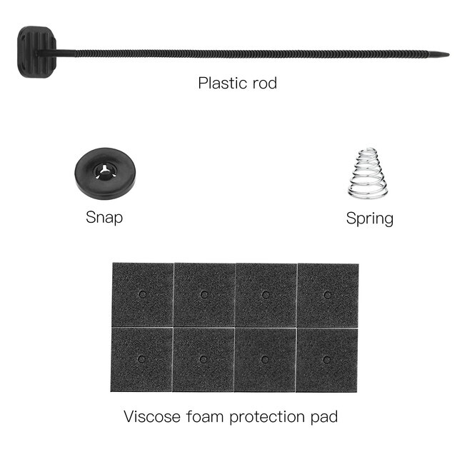 2 Pack Radiator Fan Mounting Kit Electric Cooling Fan Transmission ...