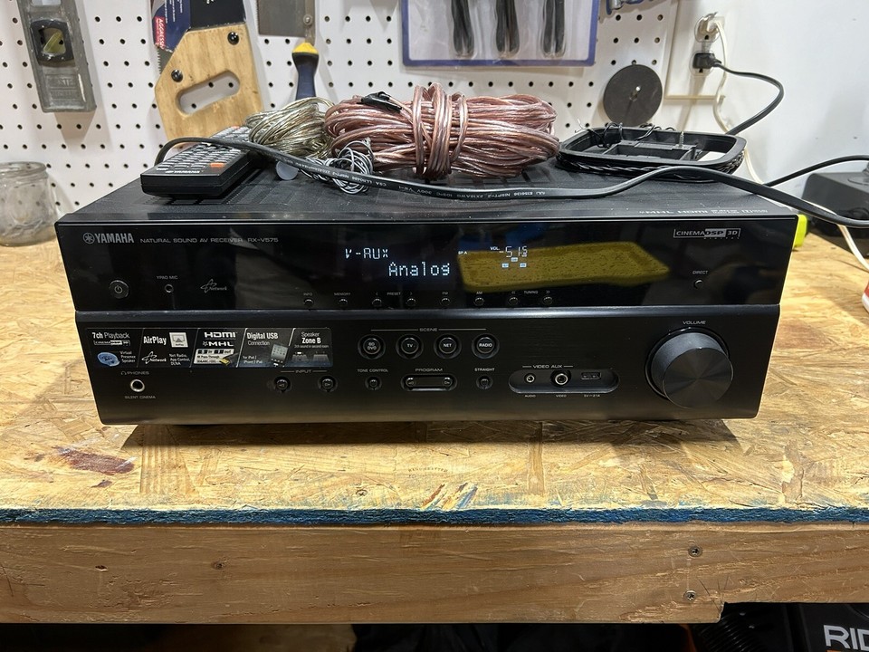 Yamaha RX V575 7.2 Channel A/V Receiver 27108944647 | eBay