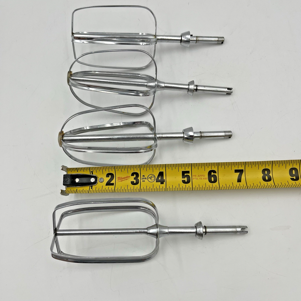 Vintage Sunbeam Mixmaster 10 Speed Mixer Beaters, Replacement Parts 4 ...