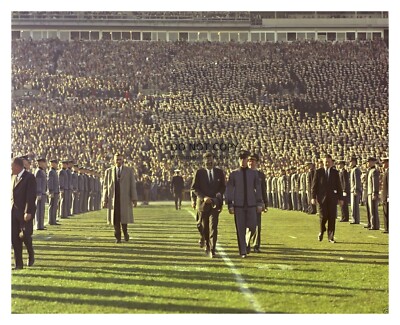 PRESIDENT JOHN F. KENNEDY JFK AT NAVY FOOTBALL GAME 8X10 PHOTO | eBay