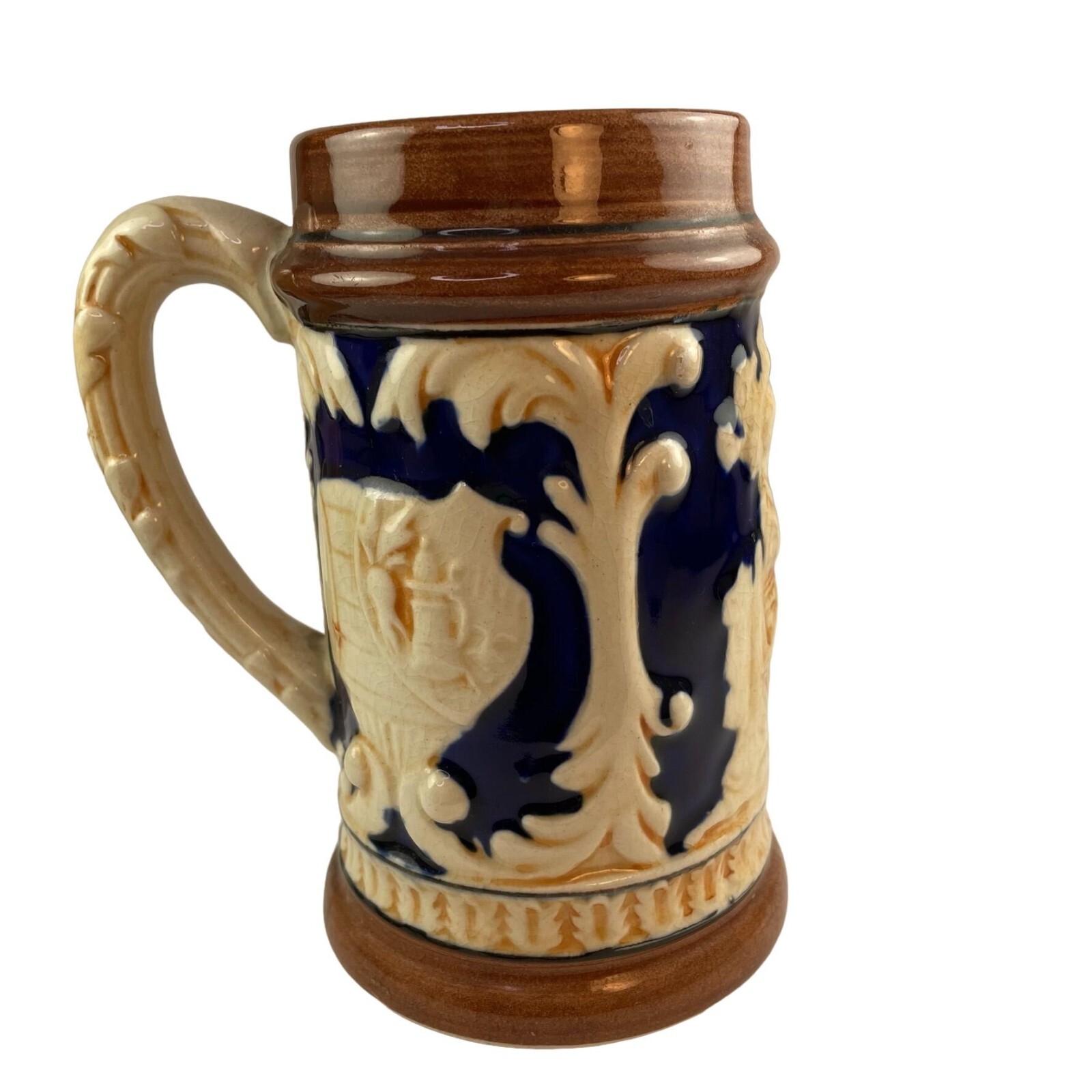 Vintage German Style Hand Painted Beer Stein Mug Signed 1966 | eBay