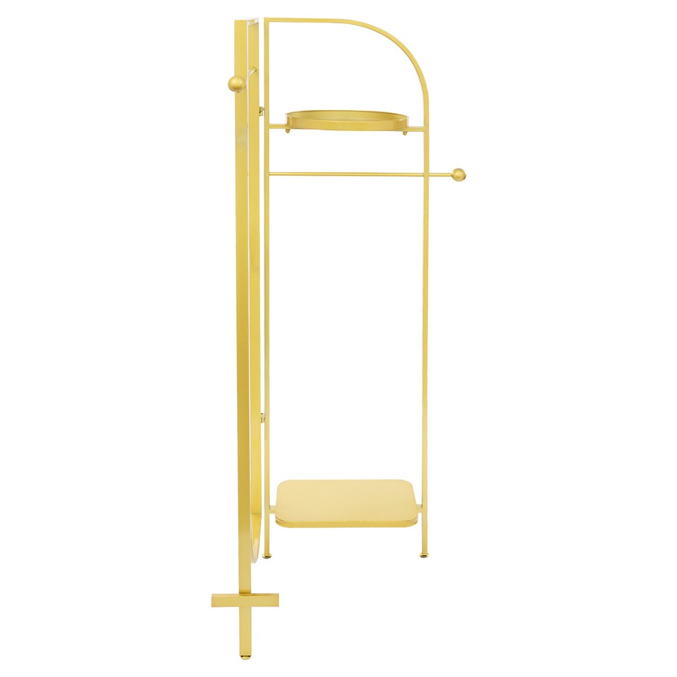 Clothes Display Stand Gold Clothes Display Rack Freestanding Garment ...