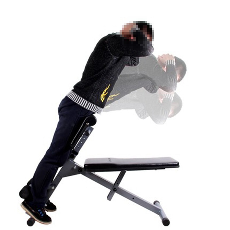 Multifunctional Roman Chair Foldable Reclining Board Fitness Dumbbell ...