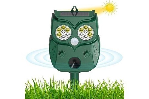 Joomouney Ultrasonic Cat Repellent Fox Deterre Solar Powered Animal ...