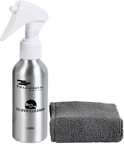 CD DVD Cleaner Solution Spray Fluid - Premium Compact Disc Cleaning Kit ...