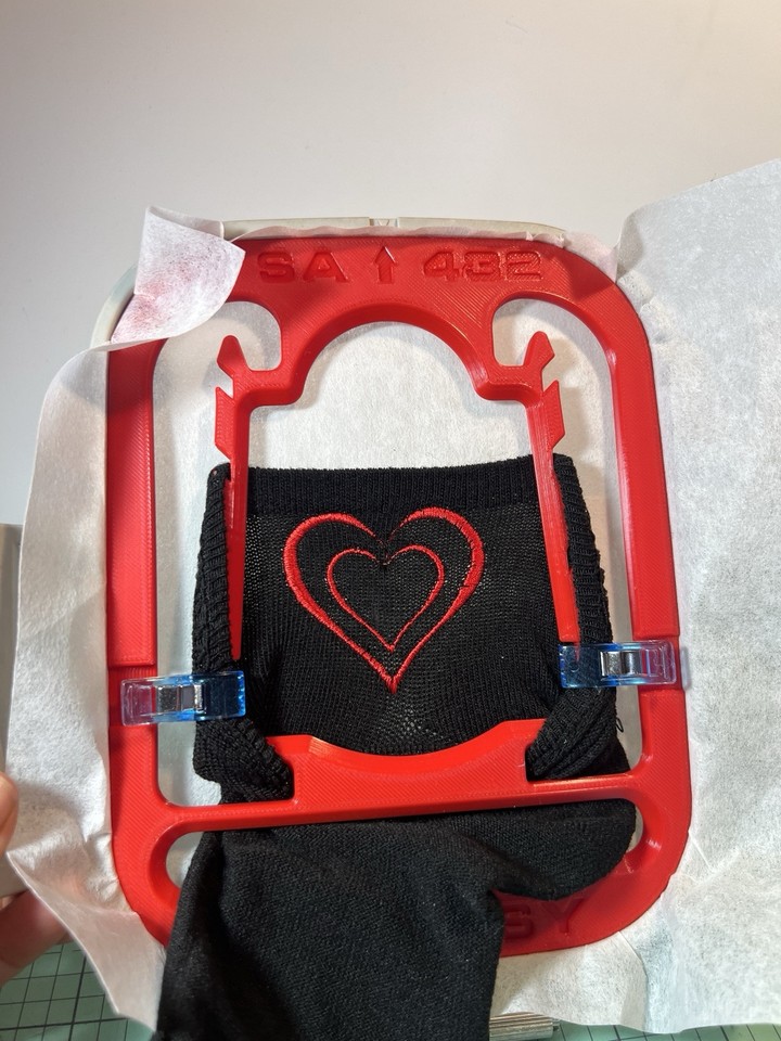 Sock Hoop Insert 4"X4" Fits Single Needle Embroidery Tool Brother ...