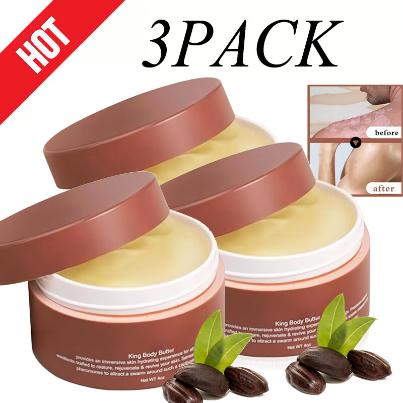 3X Crowned Skin Body Butter for Men, Crowned Organic Cologne Body ...