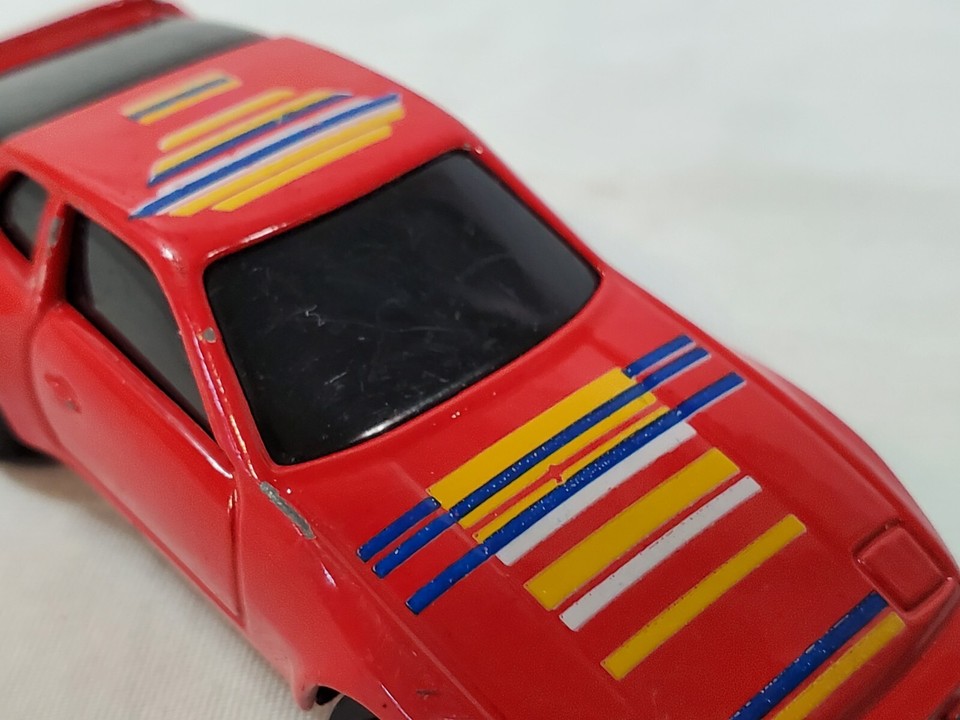 Yatming Red Striped #3807 Pullback Pull string Friction Racer Cord | eBay