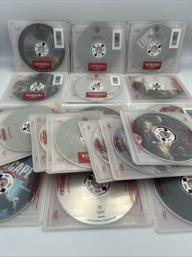 Redbox DVD / Blu-Rays Movies Lot Of 19 W/ Original Redbox Jewel Cases ...