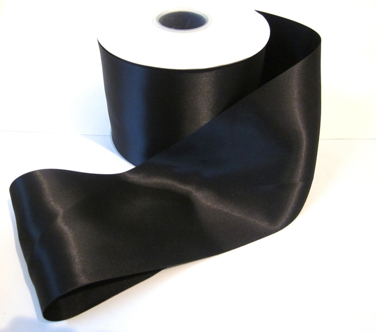 Black Satin Ribbon