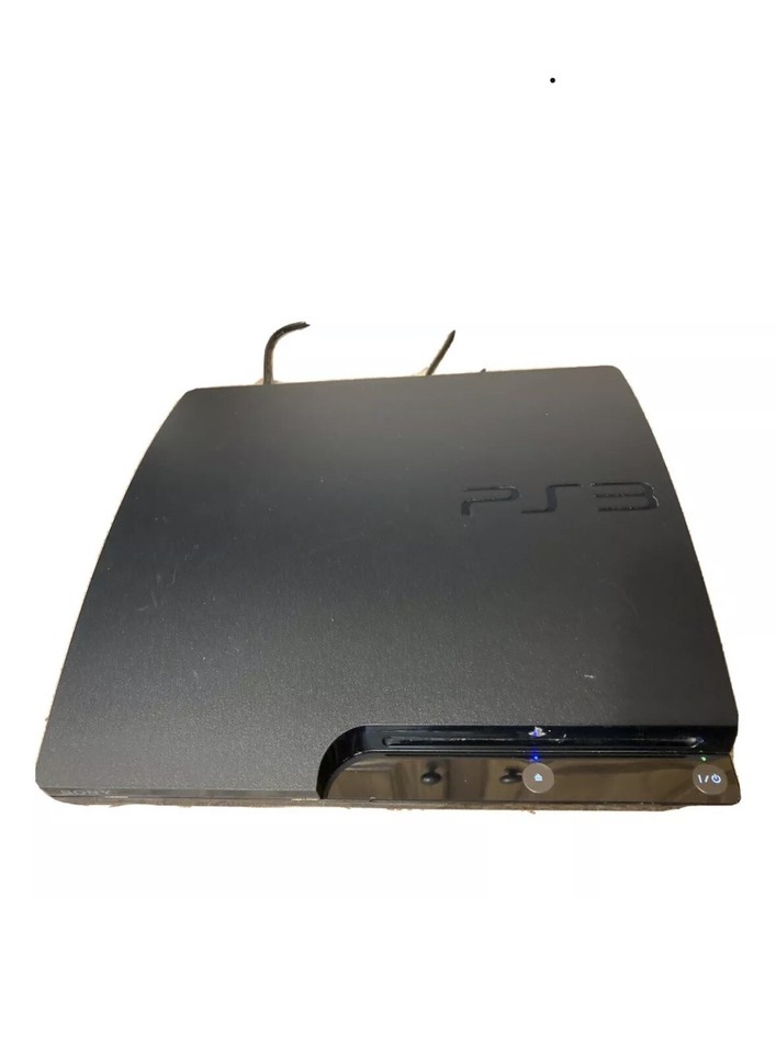 Sony PS3 Slim 320GB Black Console, Controller, and Power Cord (CECH ...