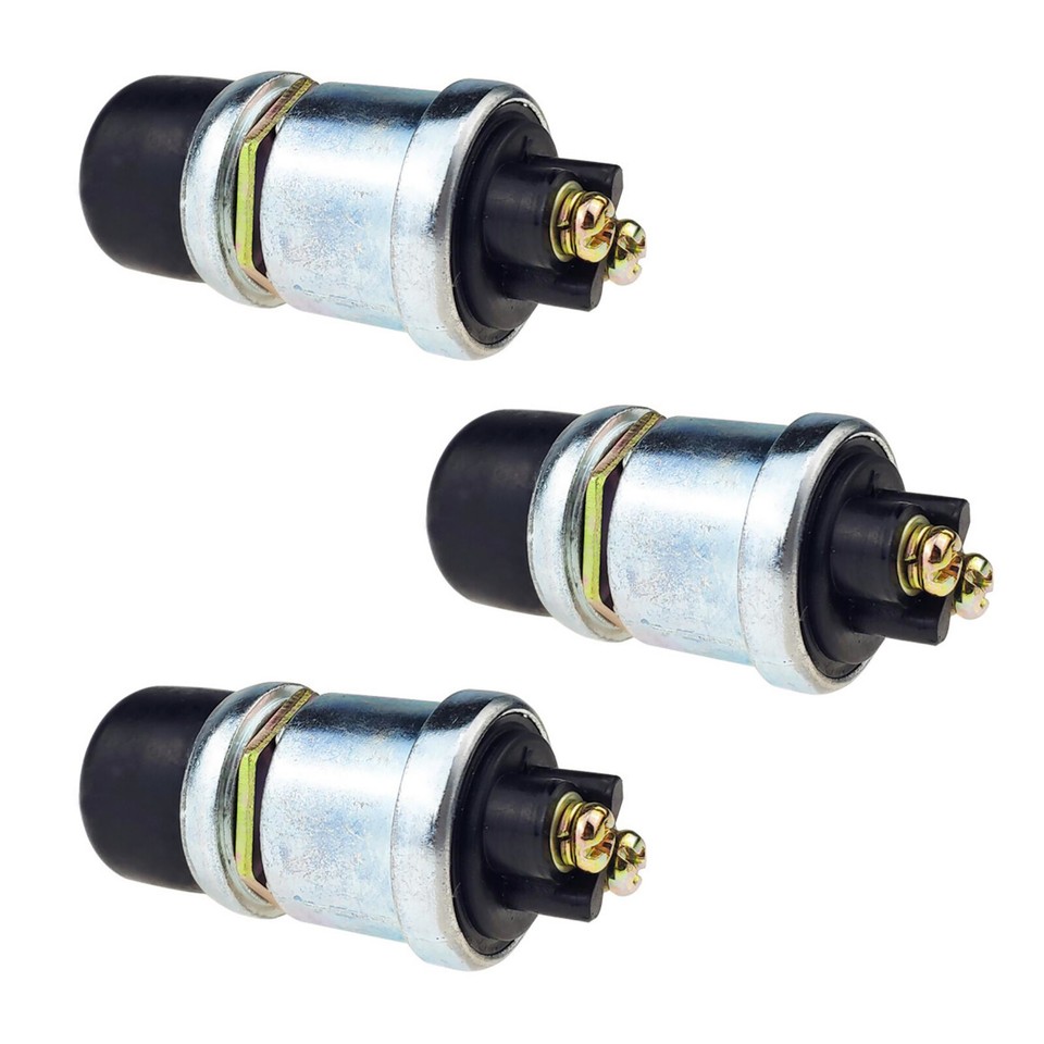 3PCS Waterproof Heavy-Duty Momentary Push-Button Starter Switch For ...