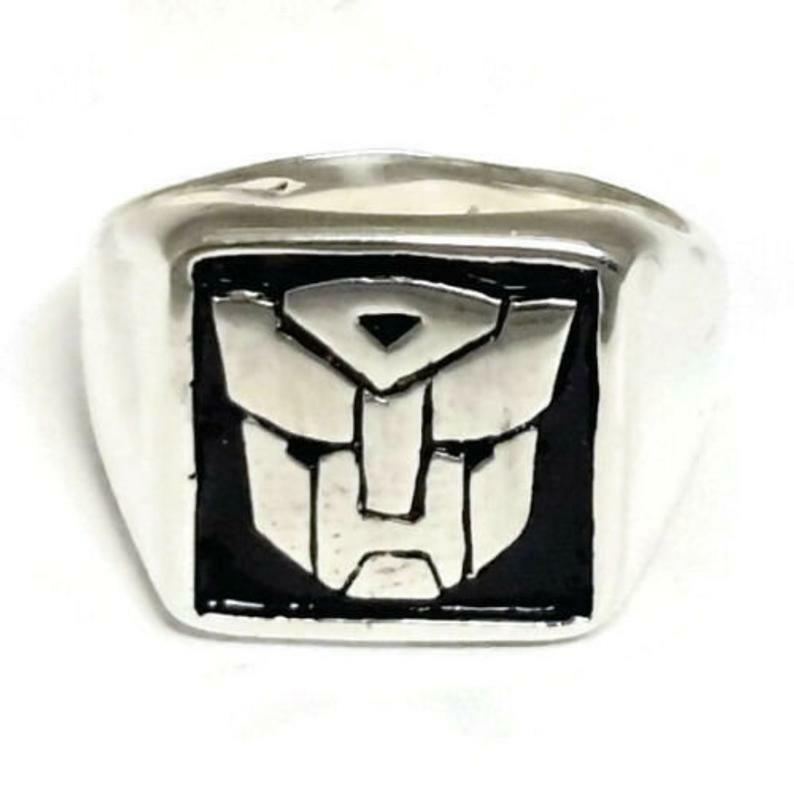 Transformers Autobot Men's Stylish Fashion Ring In 925 Sterling Silver ...