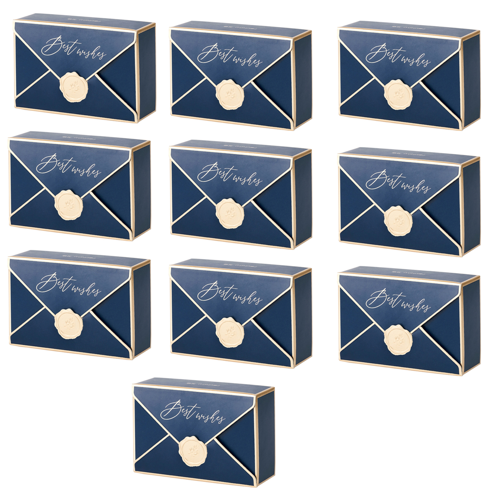 10pcs Gifts Candy Box Lightweight Easy Use Portable Envelope Candy Case ...