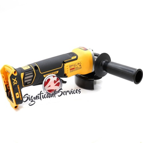 DeWALT DCG413 20V MAX XR Cordless 4 1/2 Brushless Angle Grinder Brake 5 ...