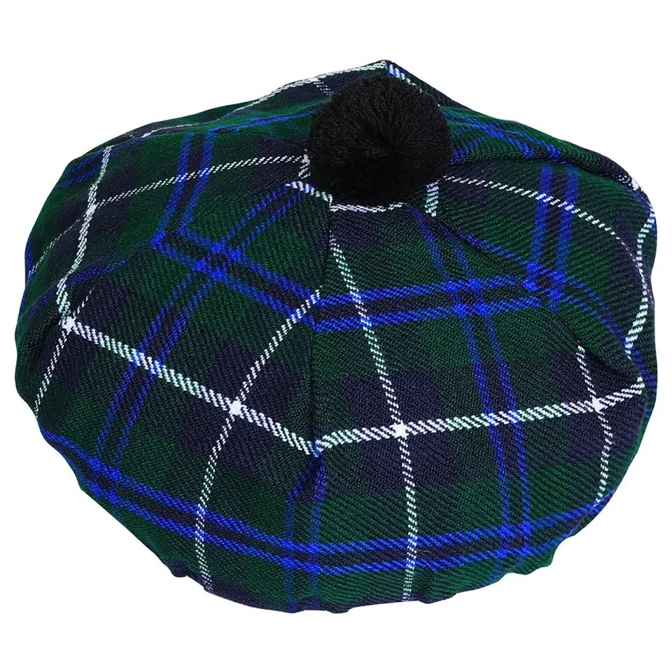 Uomo Douglas Blu Tam O' Shanter Cappello Cofano Basco Balmorals Tartan ...