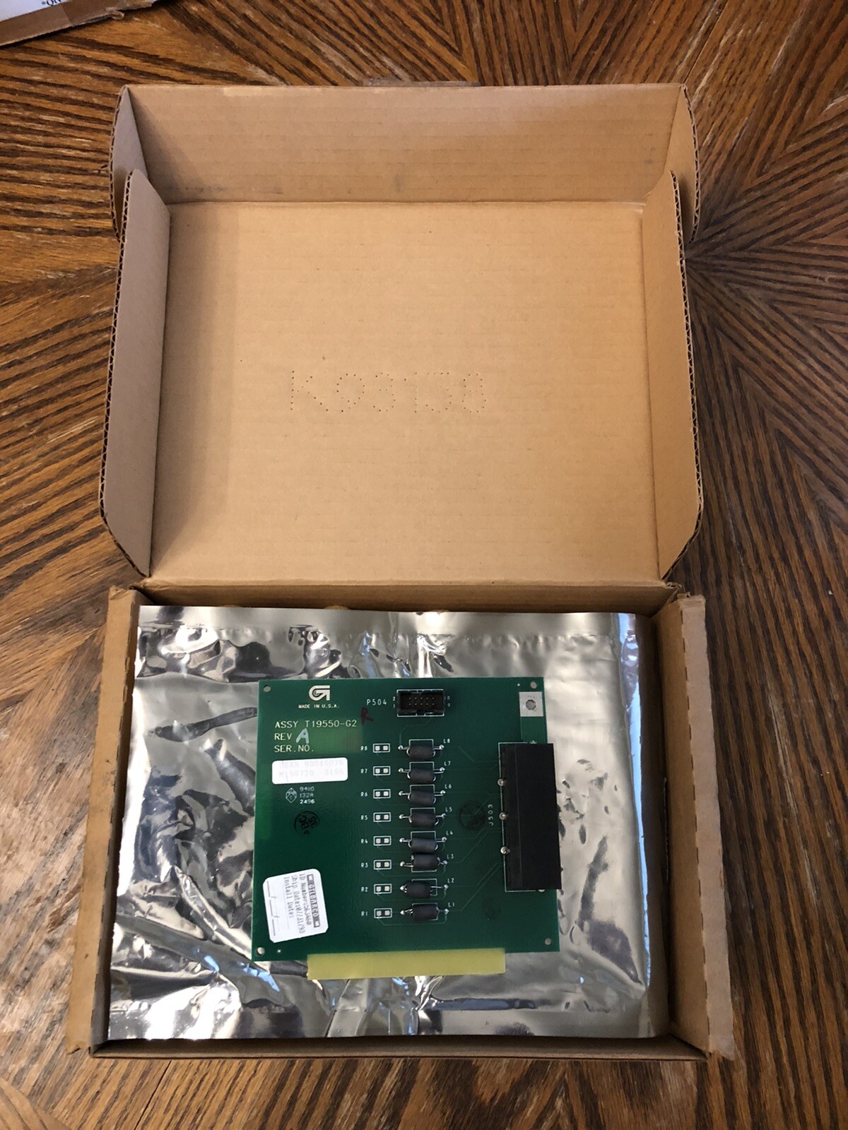 Gilbarco G-Site Console, CMOS Mem, RS-232 Pump Loop, I/O Strip 12 ...