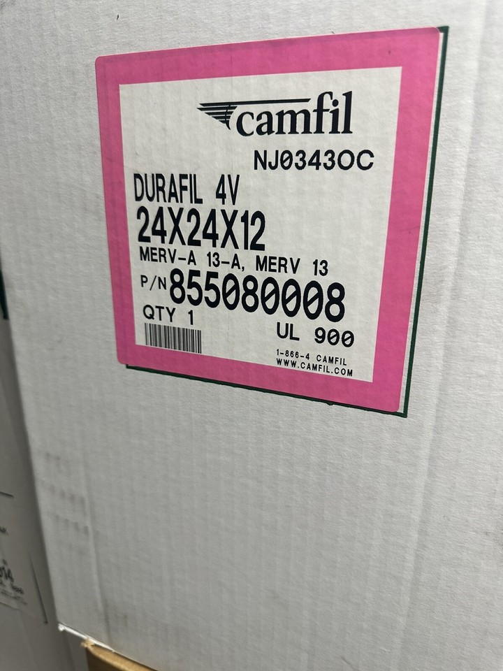 Camfil Durafil 4V 24x24x12 Merv-A 13-A 855080008 | eBay