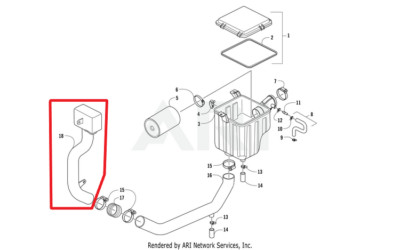NEW OEM ARCTIC CAT PROWLER 500 AIR INTAKE BREATHER SNORKEL PIPE | eBay