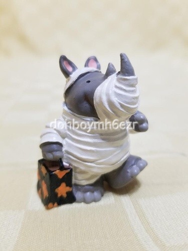 Hallmark 1995 Merry Miniatures Rhino Mummy Halloween | eBay