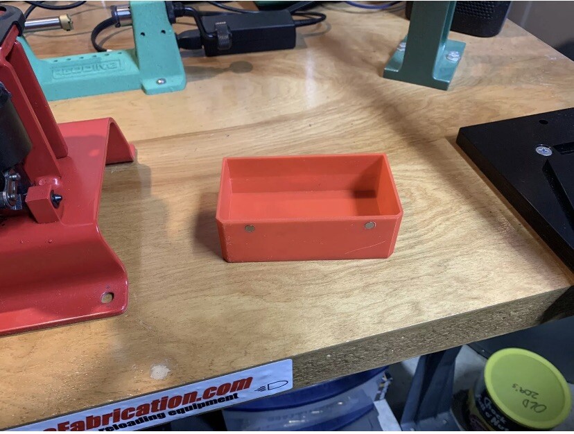 MEC SM82 Size Master 3D Printed magnetic primer tray High capacity Red ...