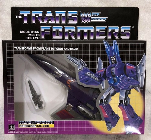 TRANSFORMERS G1 DECEPTICON CYCLONUS REISSUE MISB! | eBay