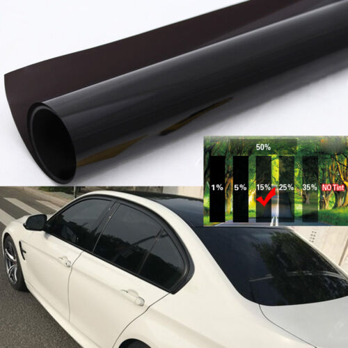 Universal 50cmx3m 15 Vlt Black Pro Car Home Glass Window Tint Tinting