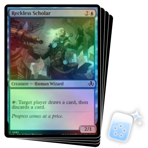 FOIL RECKLESS SCHOLAR X4 Innistrad Remastered Magic MTG MINT CARD | eBay