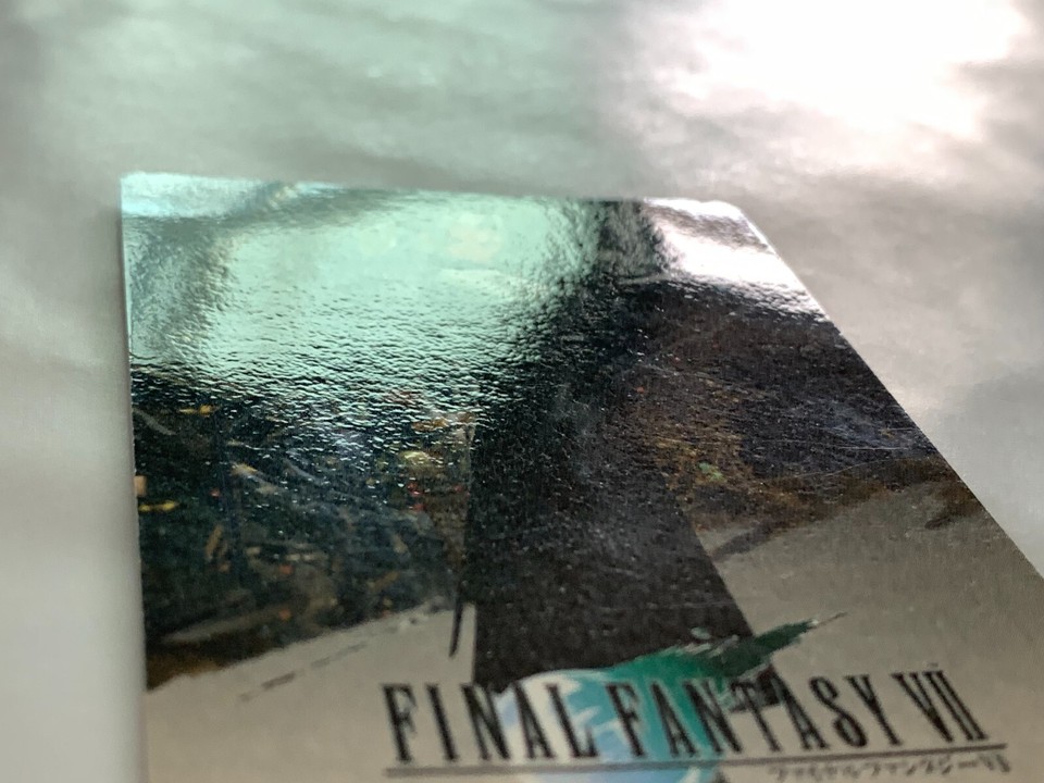 Sephiroth FINAL FANTASY VII FF7 SQUARE japanese 1997 card Japan Bandai ...