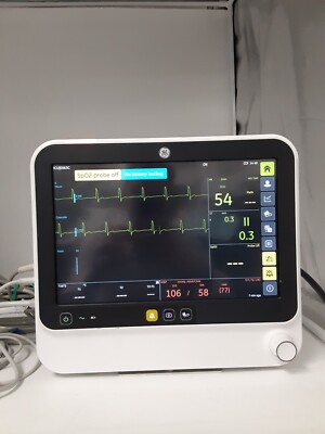 GE B125 Patient Monitor BIO MED CERTIFIED 60 DAY WARRANTY #2099000-002 ...