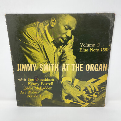 Mono Jimmy Smith At The Organ Volume 2 COVER ONLY 1st Press LP Blue ...