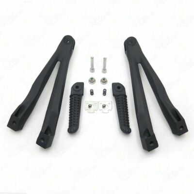 Black Rear Passenger Foot Pegs Bracket For Yamaha YZF R1 2004-2008 | eBay