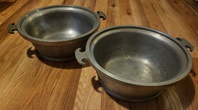 2 Guardian Service Cast Aluminum Collectable Cookware 9" Pots Baking ...