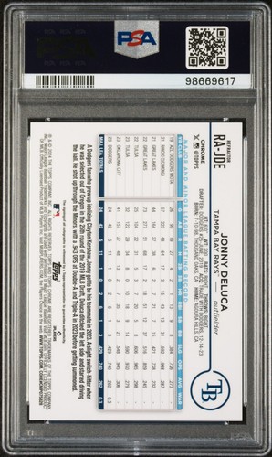 2024 Topps Chrome - Rookie Autographs Refractor #RA-JDE Jonny Deluca ...