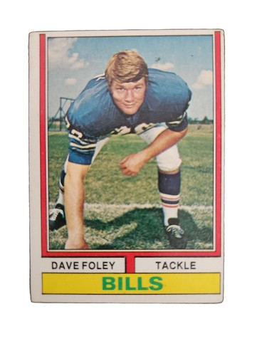 1974 Topps #346 Bills Dave Foley Football Card | eBay