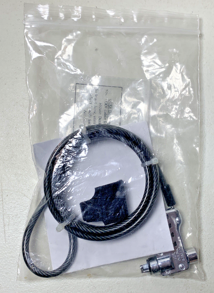 CODi 6' 4-Digit Combination Cable Lock for Laptops, desktops, printers ...