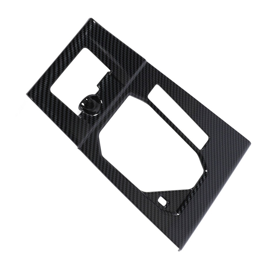 Hot Shift Box Panel Frame Cover Carbon Fiber Style Console Gear Shift ...