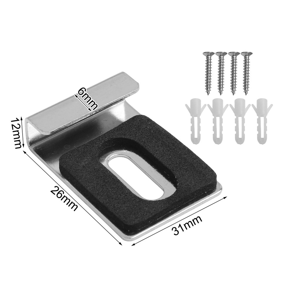 Mirror Clips Wall Mount Clips EVA Foam Heavy Duty Load Bearing Mirror ...