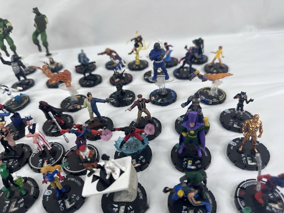 Heroclix Lot Mix Marvel DC Super Hero Game 70+ | eBay