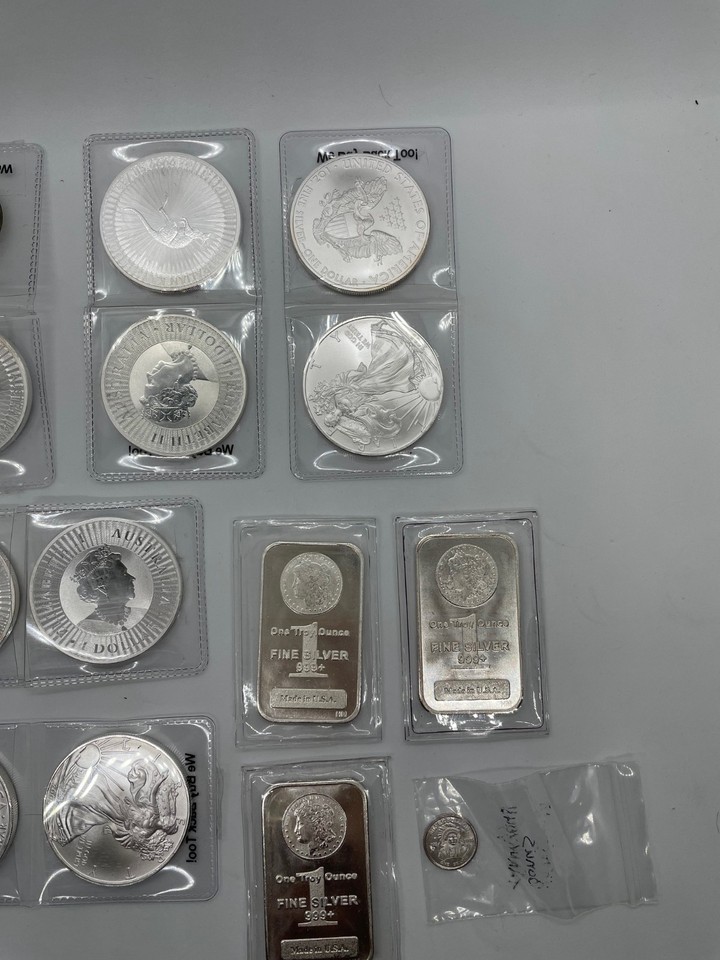 19 oz .999 Fine Silver Coins – Money Metals Exchange – Bullion Lot ...
