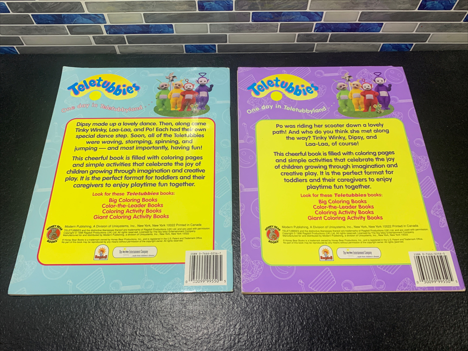 Teletubbies Coloring Activity Books Lot of 2 by Andrew Davenport UNUSED ...