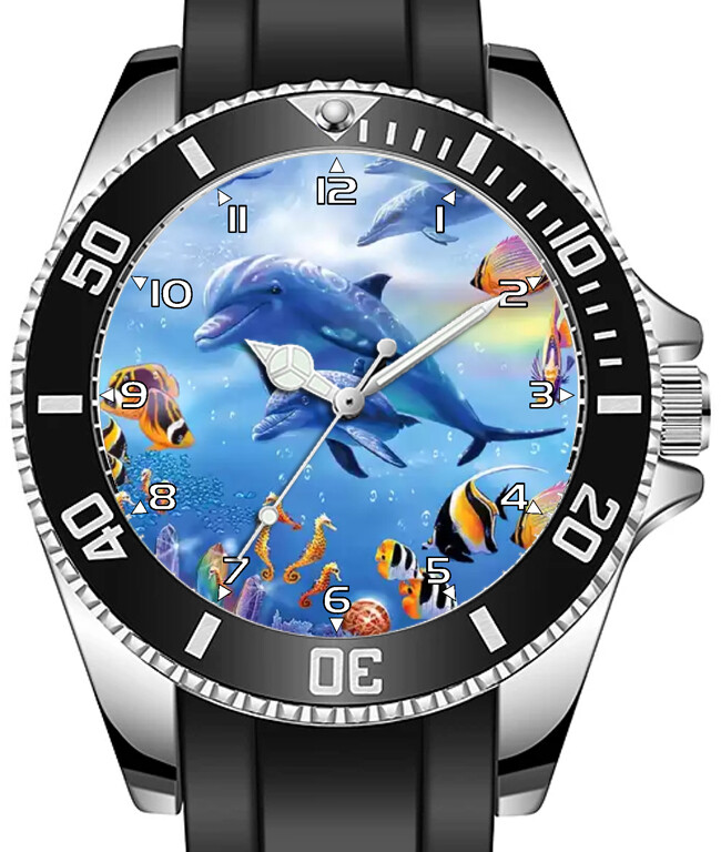 Dolphin Underwater World Sporty Unique Stylish Wrist Watch | eBay